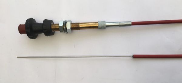 Vernier Throttle Cable Plain End No Rod or Sleeve 2 Meter Long