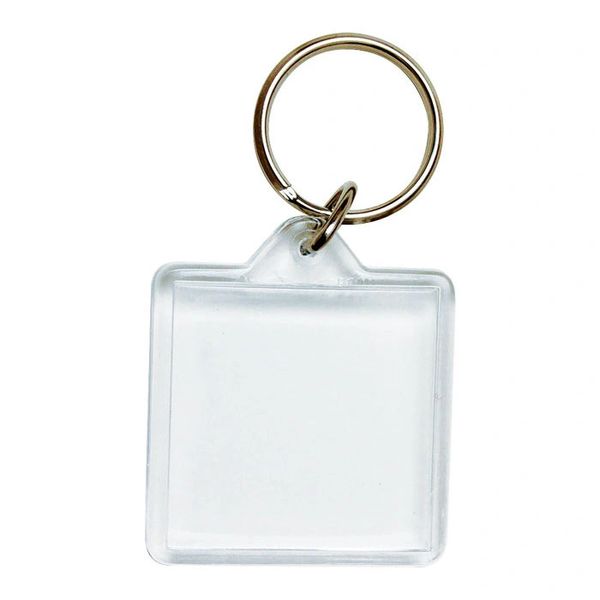Kevron ID57 Square Acrylic Key Tags x 10 -Measures 40x40mm