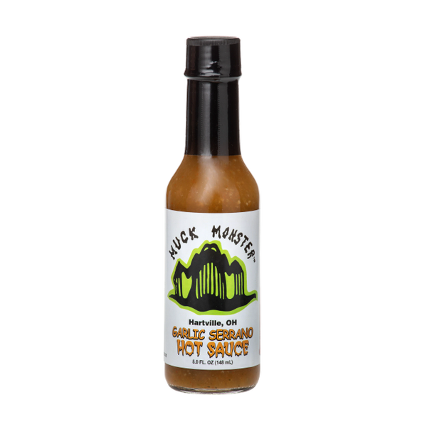 Muck Monster Garlic Serrano Hot Sauce