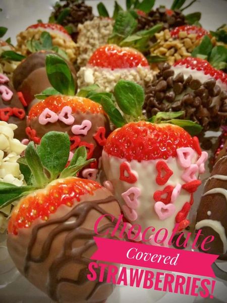 1 lb box Dipped Strawberries