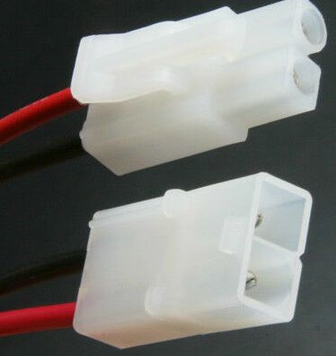 Heavy Duty 2 Pin Connector 18 AWG Wire with Locking System : Male ...