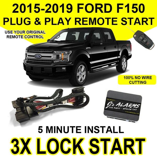 2015-2019 Ford F-150 Remote Start Plug & Play Easy Install F150 3X Lock FO2