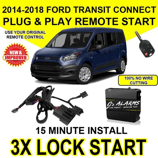 2014- 2018 Ford Transit Connect Remote Start Plug and Play Easy Install ...