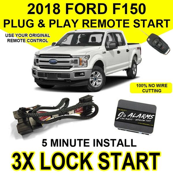 2018 Ford F-150 Remote Start Plug and Play Easy Install Truck F150 3X ...