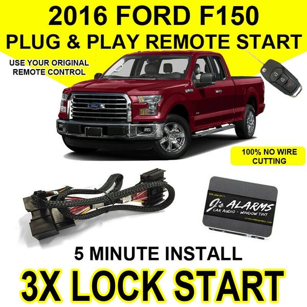 2016 Ford F-150 Remote Start Plug and Play Easy Install Truck F150 3X ...