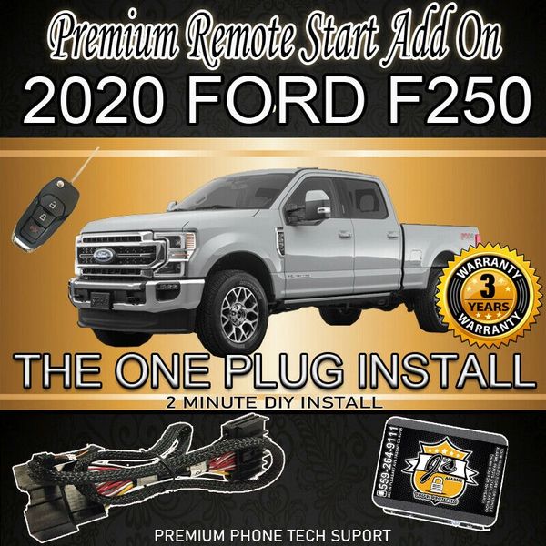 2020 FORD F250 PREMIUM REMOTE START ADD ON KIT DIY EASY ONE PLUG 2 MIN ...