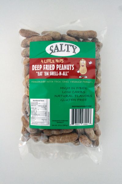 6 Pack of Salty Deep Fried Peanuts