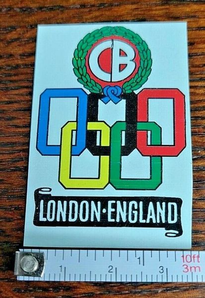 Claud Butler water decal. On clear paper. Authentic design.