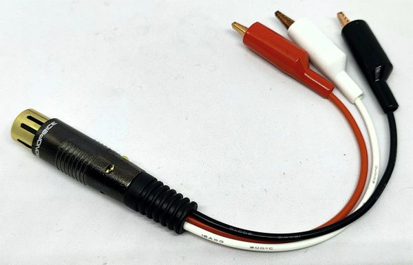 Female XLR/Alligator Clip Adapter