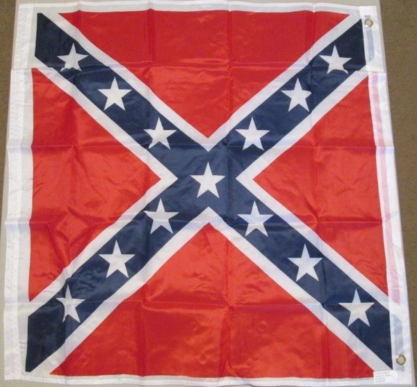 38" x 38" Artillery Square Confederate Civil War Battle Flag Square ...