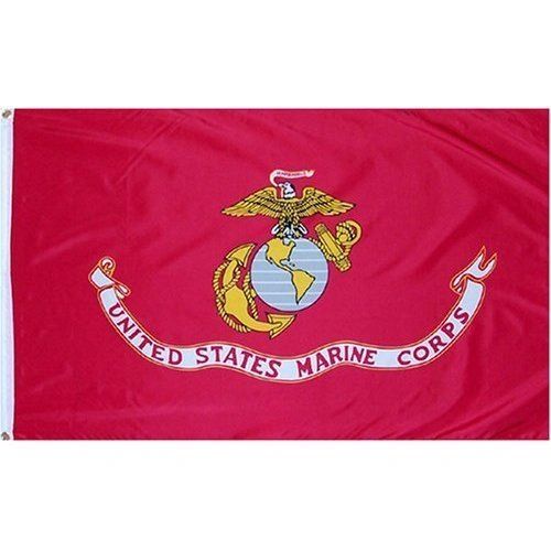 3x5 ft United States Marine Corps USMC Official Military Insignia Flag ...