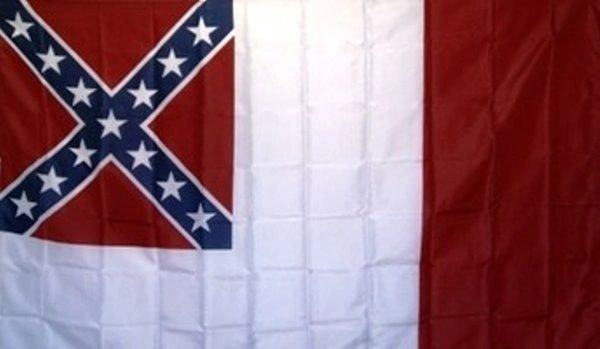 3x5 ft 3rd National Confederate Civil War Battle Flag 1865 "The Blood ...