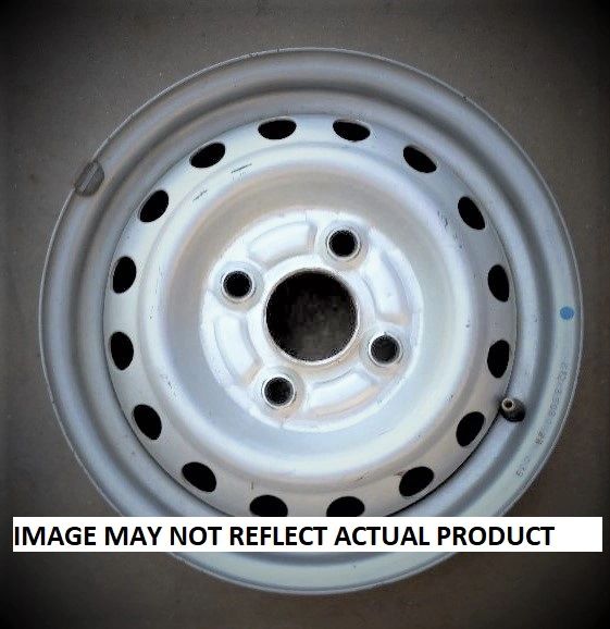 12" USED FACTORY STEEL WHEEL 4X100 BOLT PATTERN 2" CENTER , FITS SOME ...