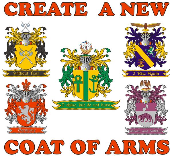Heraldry Creator Custom Coat Of Arms Marriage Templates By The Tree