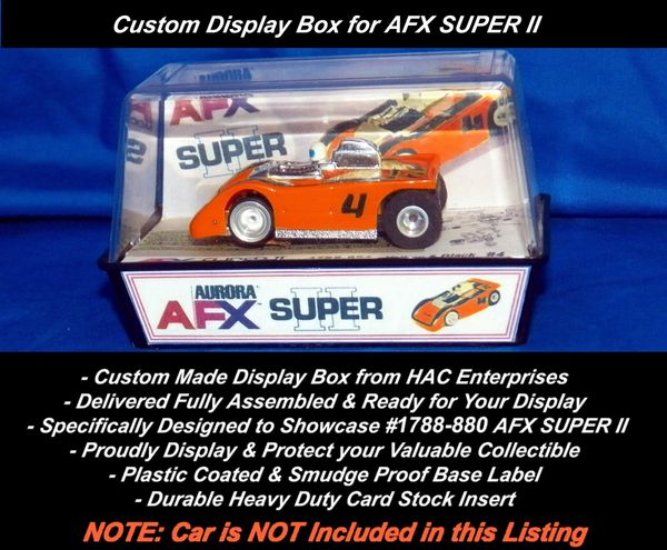 Custom Display Box Aurora AFX SUPER II #1788-880 Red #4