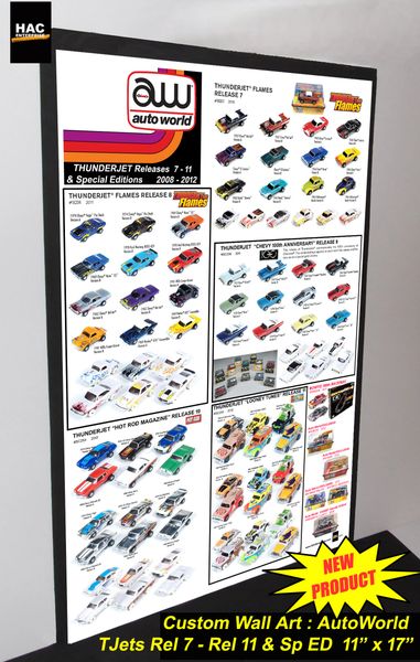 Custom AW Wall Art - AutoWorld "TJETS Rel 7 - Rel 11" 11W x 17T Hi QA ...