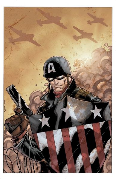 Captain America WW2 Vintage photo