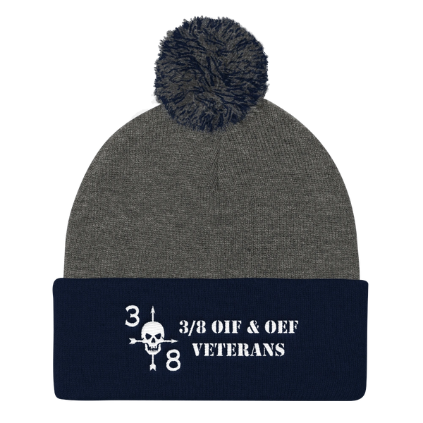 665. 3/8 OIF & OEF Veterans Sportsman Knit Cap