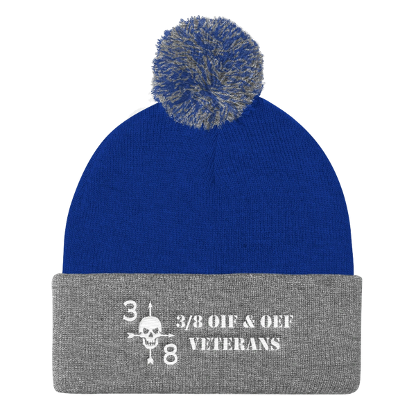 670. 3/8 OIF & OEF Veterans Sportsman Knit Cap