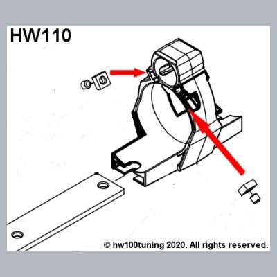 HW110 Barrel Band Retaining Nuts & Screws
