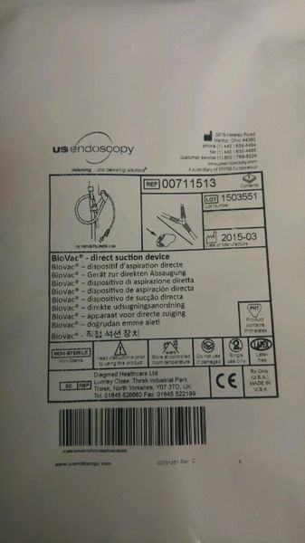 US ENDOSCOPY 00711513 BioVac Direct Suction Device w/Y-Port (Olympus ...