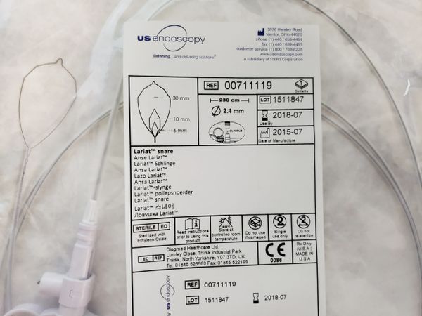 US ENDOSCOPY 00711119 LARIAT SNARE:30mm/10mm/5mm (X)