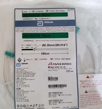 ABBOTT 12776-01 ASAHI PROWATER GUIDE WIRE 0.014" X 180CM