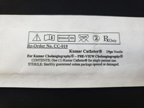 NASHVILLE SURGICAL CC-019 19 GAUGE NEEDLE CATHETER