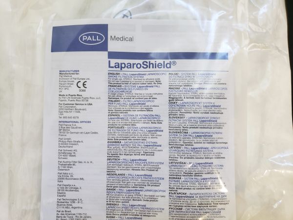 PALL MEDICAL REF- LSF1 LAPAROSHIELD SMOKE FILTRATION SYSTEM