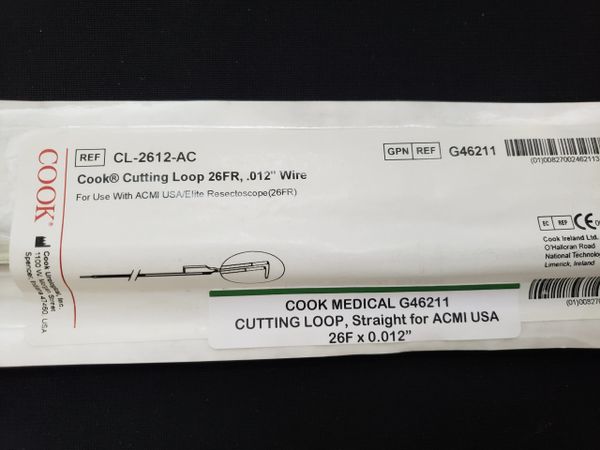 COOK MEDICAL G46211 CUTTING LOOP 26FR , .012" WIRE (X)