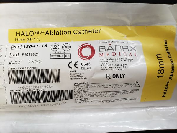 BARRX 32041-18 HALO 360+ RFA BALLOON CATHETER