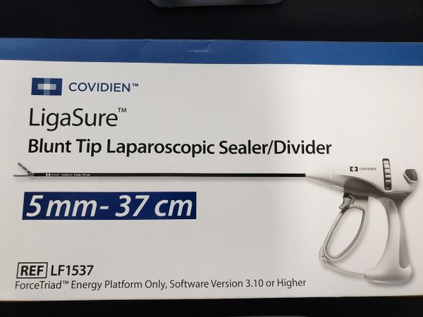 COVIDIEN LF1537 LIGASURE BLUNT TIP 37CM LAPAROSCOPIC SEALER/DIVIDER