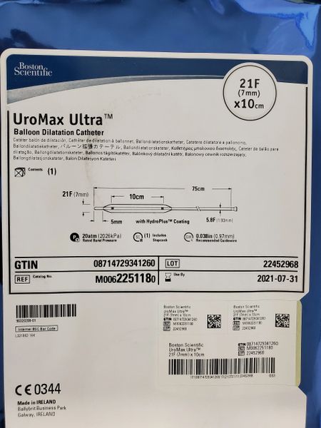 BOSTON SCIENTIFIC 225-118 UROMAX ULTRA BALLOON DILATATION CATHETER