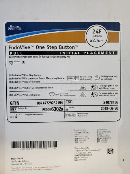 BOSTON SCIENTIFIC 6302 ENDOVIVE ONE STEP BUTTON