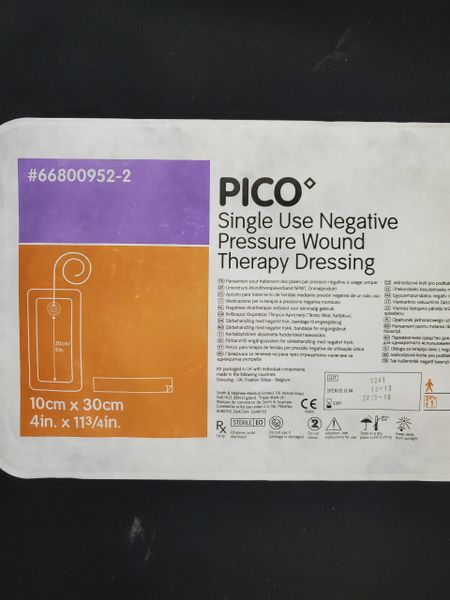 Smith & Nephew 66800952-2 Negative Pressure Wound Therapy Dressing PICO ...
