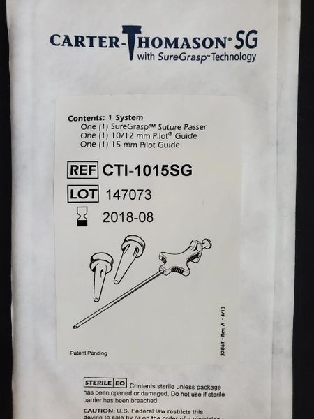 COOPER SURGICAL REF-CTI-1015SG CARTER-THOMSON SG WITH SURE GRASP TECHNOLOGY