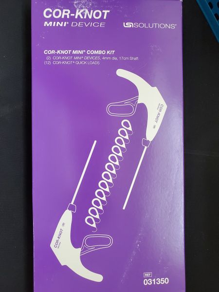 LSI SOLUTIONS 031350 COR-KNOT MINI DEVICE KIT (BOX OF 2 WITH 12 QUICK ...