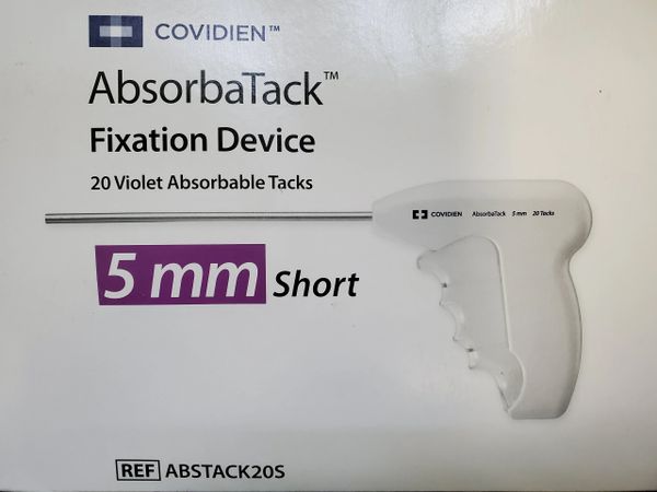 COVIDIEN ABSTACK20S ABSORBATACK 5MM SHORT FIXATION DEVICE, 20 TACKS