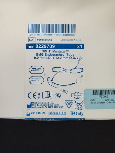 MEDTRONIC NIM TRIVANTAGE ENDOTRACHEAL TUBE