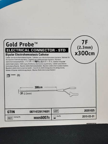 BOSTON SCIENTIFIC 6007 GOLD PROBE ELECTRICAL CONNECTOR - STD BIPOLAR ...