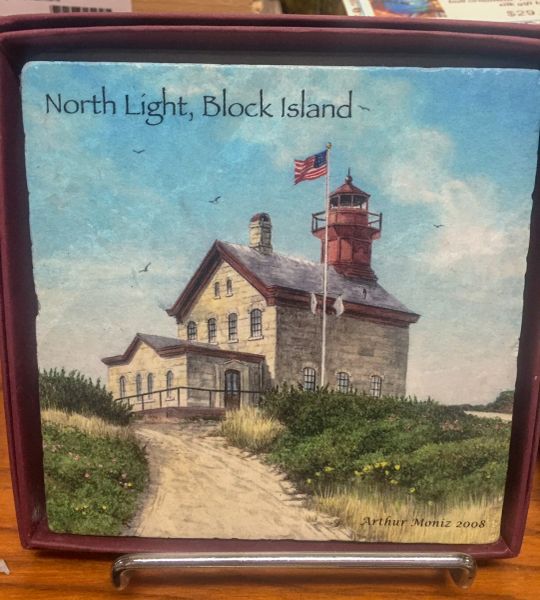 Individual Block Island Coasters (Choose: North Lighthouse)