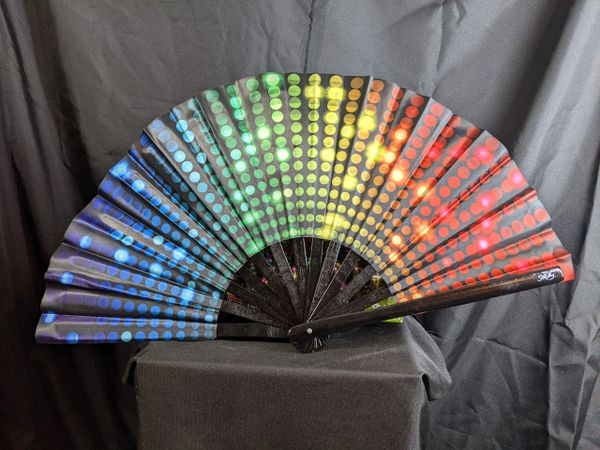 SN Rainbow Glitter Fan