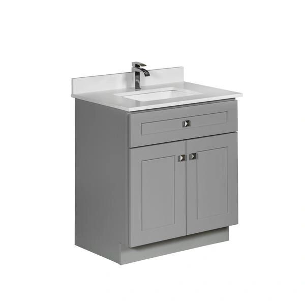 Waypoint 36 Inch Shaker Vanity Sink Base Cabinet