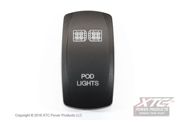 UTV Pod Lights Rocker Switch | XTC Power Products