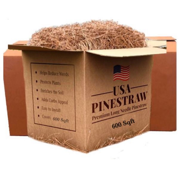 Premium Pine straw | 9 or 14 Inch | Covers 630 Sqft.