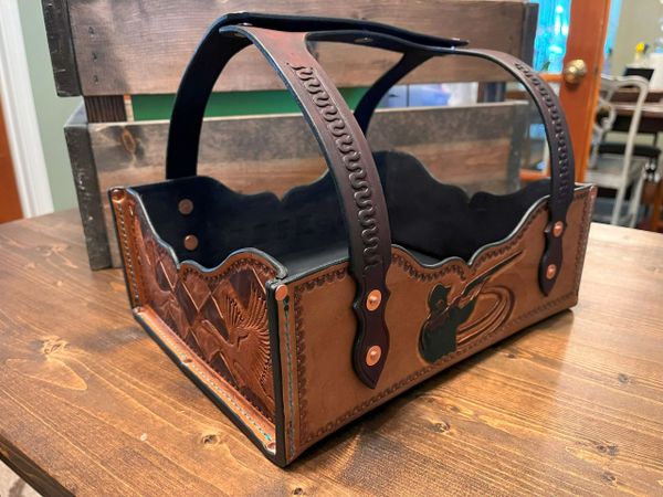 8 Box Shell Carrier (Fully Hand Tooled)