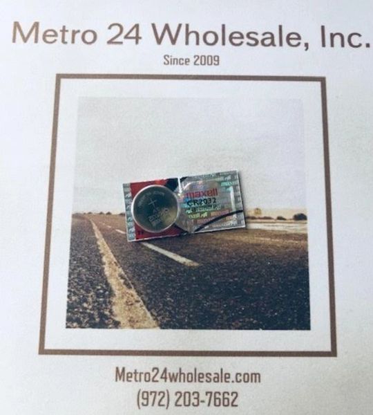 maxell 12538938 Original Equipment CR2032 Keyless Entry Key Fob Battery