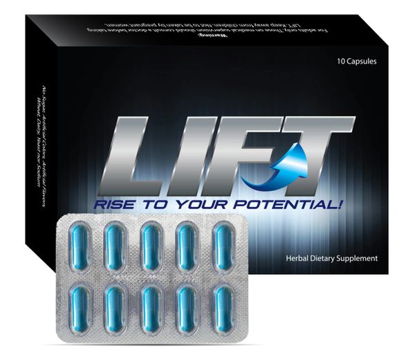 LIFT ~ RISE TO YOUR POTENTIAL! 4 x 10 Pill Pack (40 Pills)