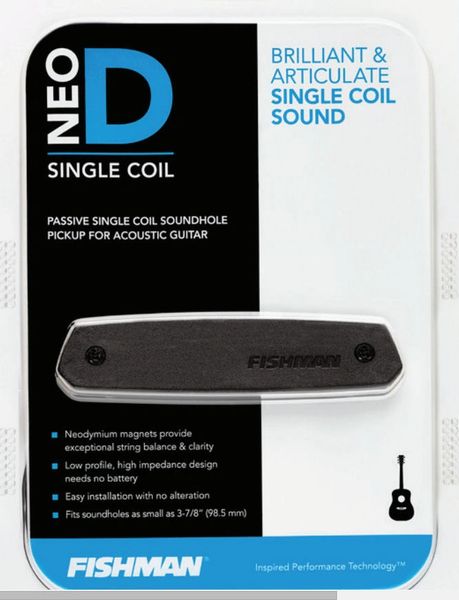 Fishman Pro Neo-D-1 Single Coil Sound-hole Acoustic Pickup