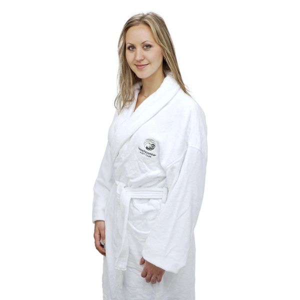 White Terry Cloth Robe